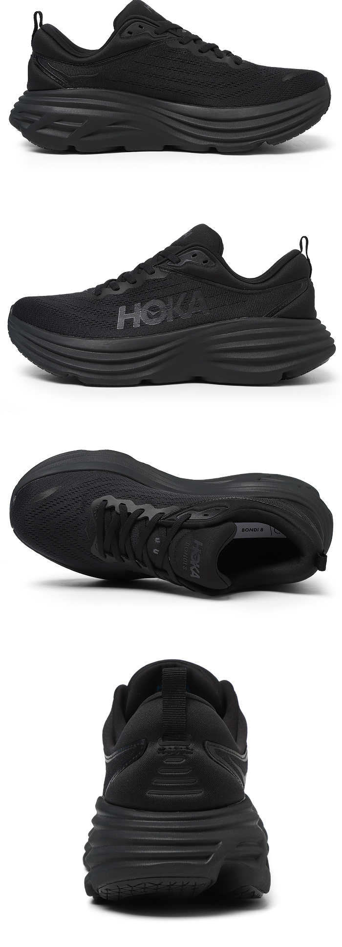 HOKA ONE ONE(호카오네오네) [호카] 남성 본디8 레귤러 올블랙 1123202-BBLC | S.I.VILLAGE (에스 ...